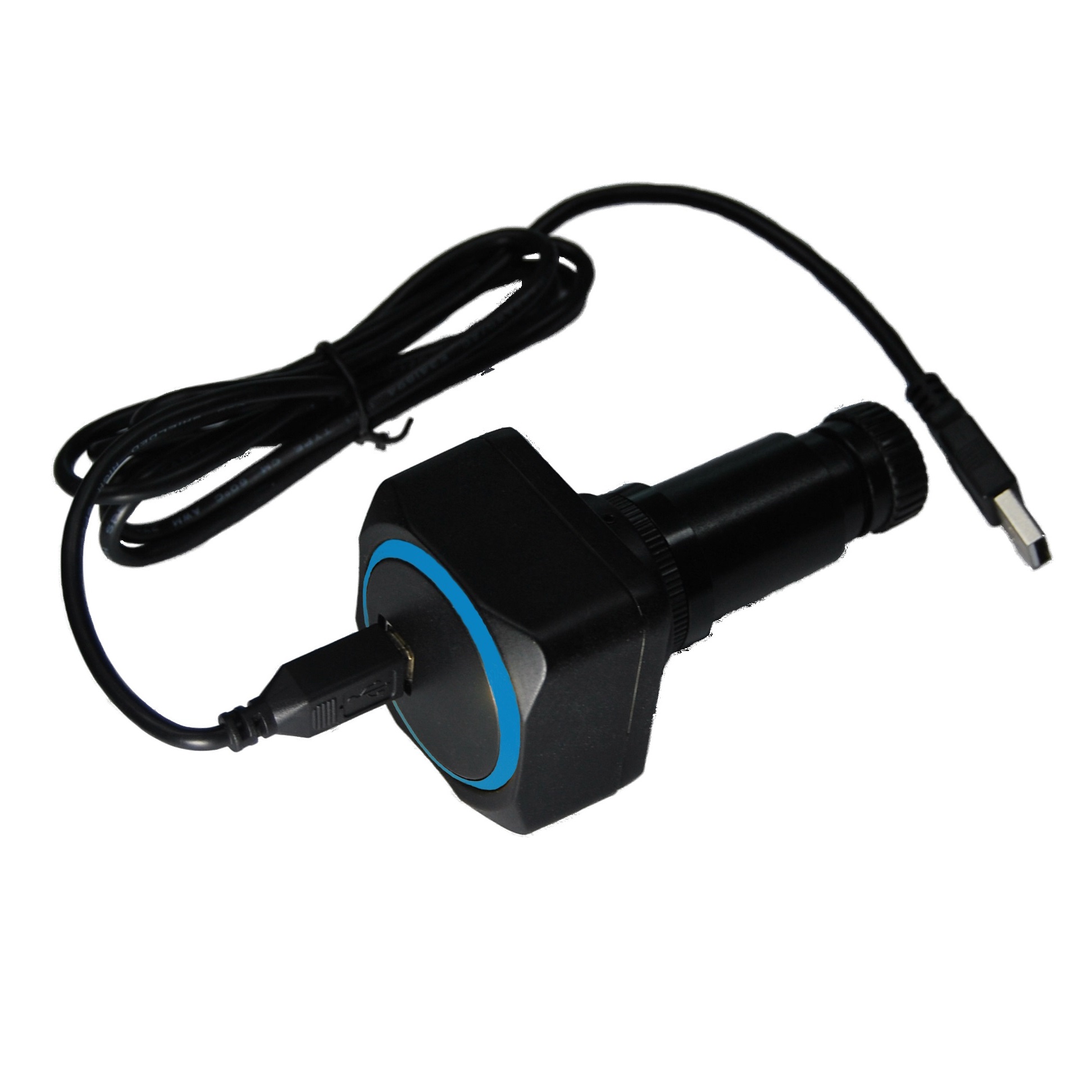 Eyepiece and C-mount USB digital microscope camera
